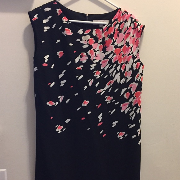 LOFT | Dresses | Floral Loft Shift Dress In Polyester | Poshmark
